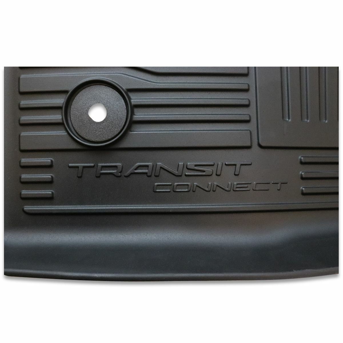 Genuine Ford Transit Connect Front Rubber Floor Mats Tray W/ Logo 2013 ...