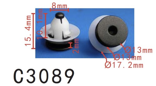 20pcs Fit Volvo Windshield Pillar Trim Clip 30653441 autobahn88 | eBay
