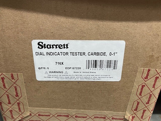 Starrett 716X Indicator Tester | eBay