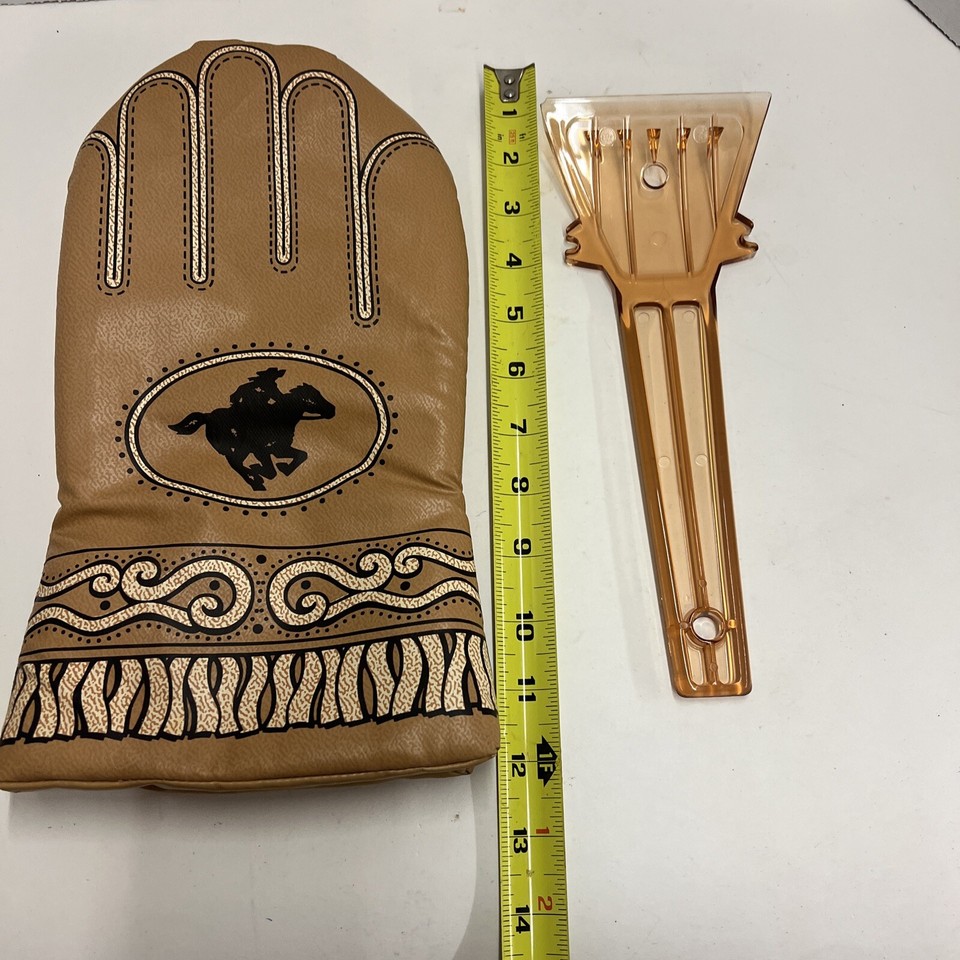 Vtg Avon Wild West Ice Scraper & Glove 2 Piece Set Gift Yellowstone ...