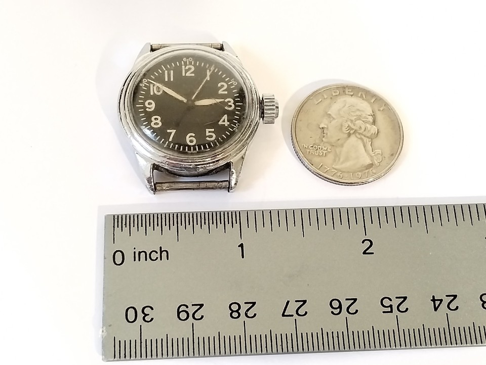 WWII Elgin Military Navigation Watch - Type A-11 No. 1783 Working Runs ...
