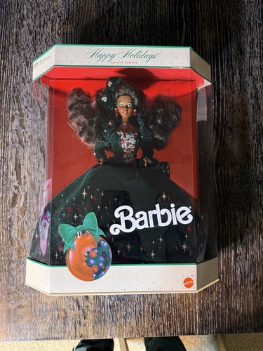 1991 Happy Holidays African American Barbie Doll - Mattel #2696 - NRFB ...