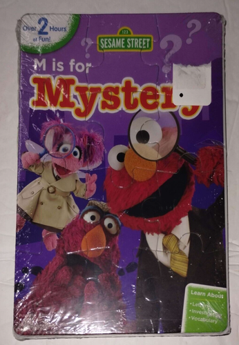 SESAME STREET: M IS FOR MYSTERY DVD w/ Puzzle - New Sealed 858064006564 ...