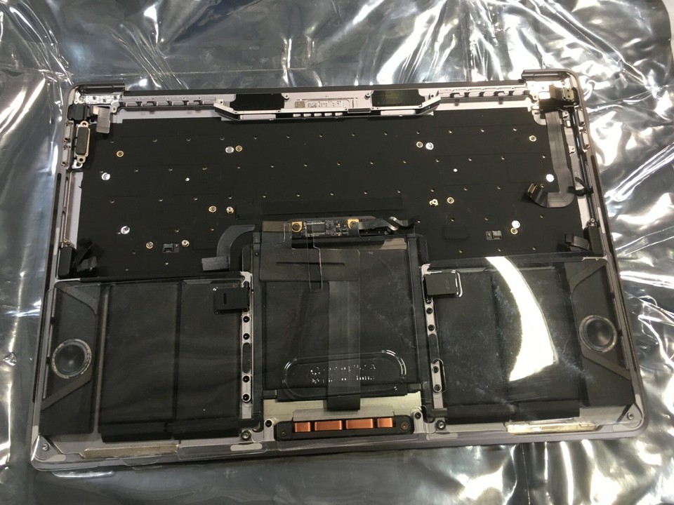 Apple MacBook Pro 13" 2016 2017 A1706 Palmrest Keyboard Battery Gray ...