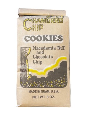 Chamorro Chip Cookies Guam Macadamia and Chocolate Chip 8oz Bag Made In ...