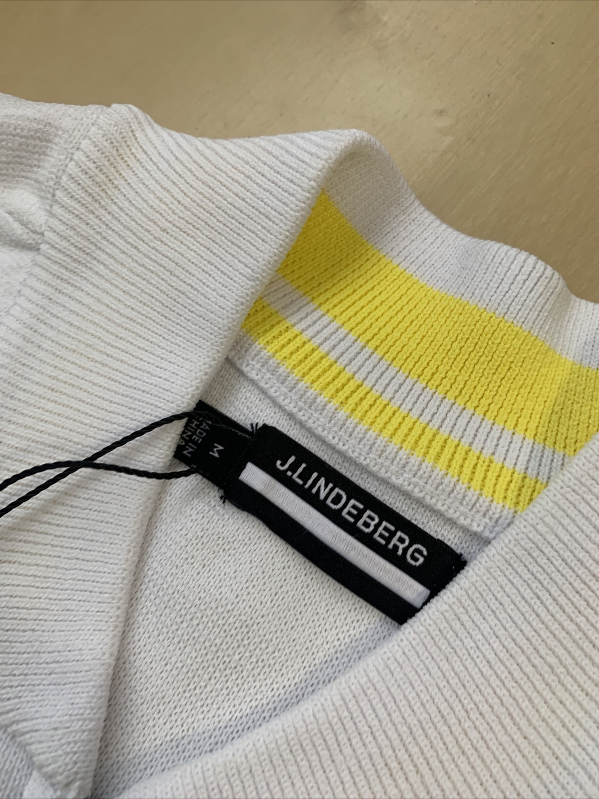 J. Lindeberg Bevin 1/4 Zip White Golf Sweater mens Medium NEW NWT GMKW04727 | eBay