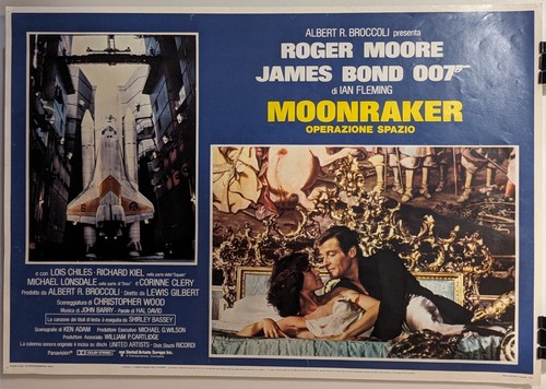 James Bond OO7 - Moonraker - Italian Movie Poster | eBay