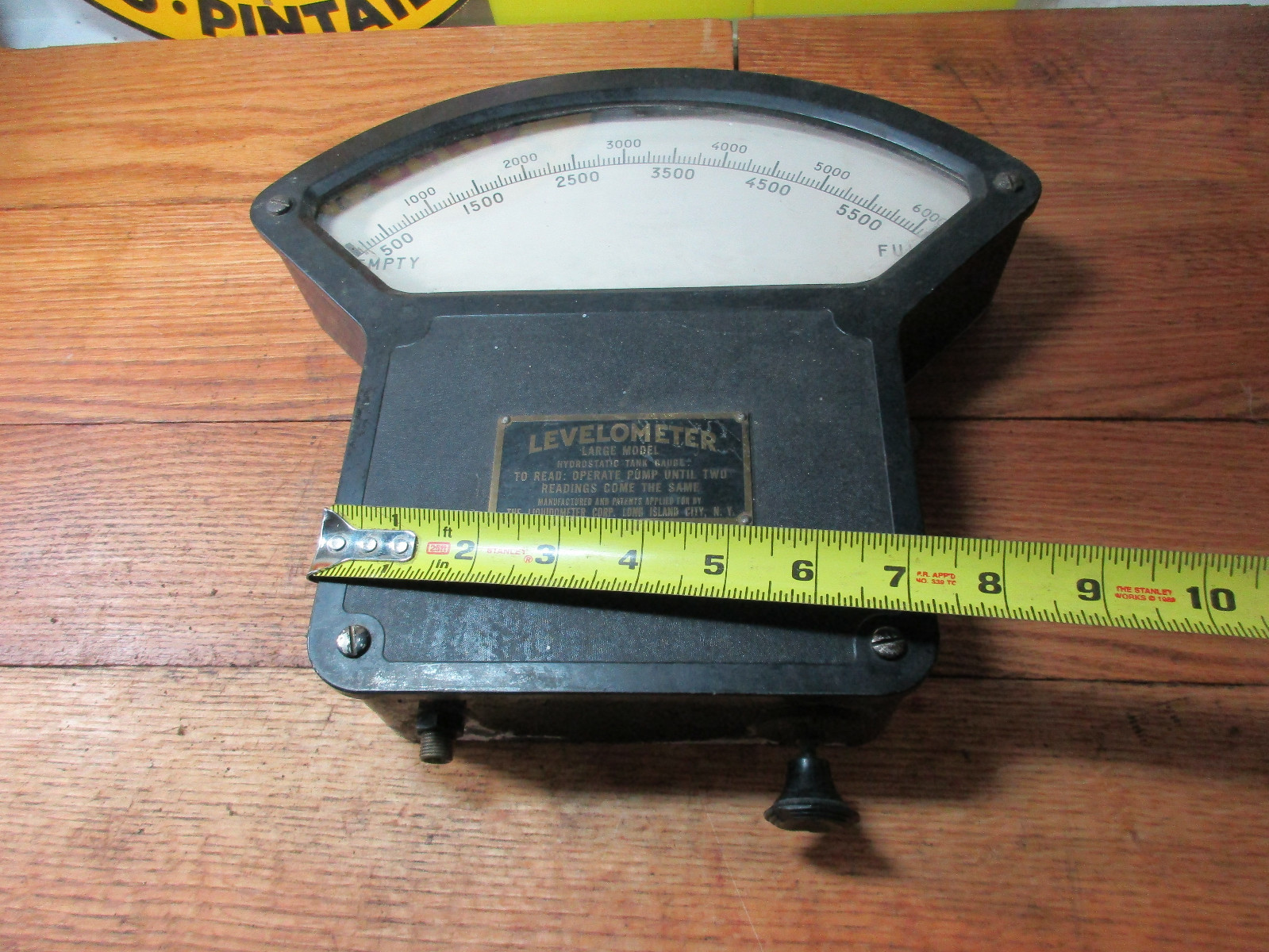 Antique Levelometer Tank Fill Gauge Brass Early 1900s late 1800s ...