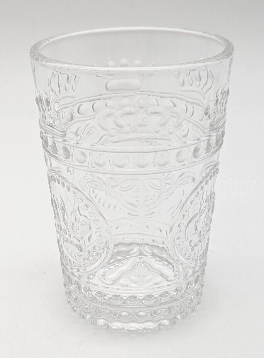 Studio Crystal by Godinger Beverage Glasses Clear Crowns Set 4 8 Oz for ...