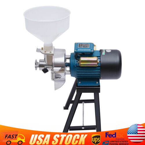 Electric Grain Mill Grinder Corn Wheat Feed Flour Cereal Grinding ...