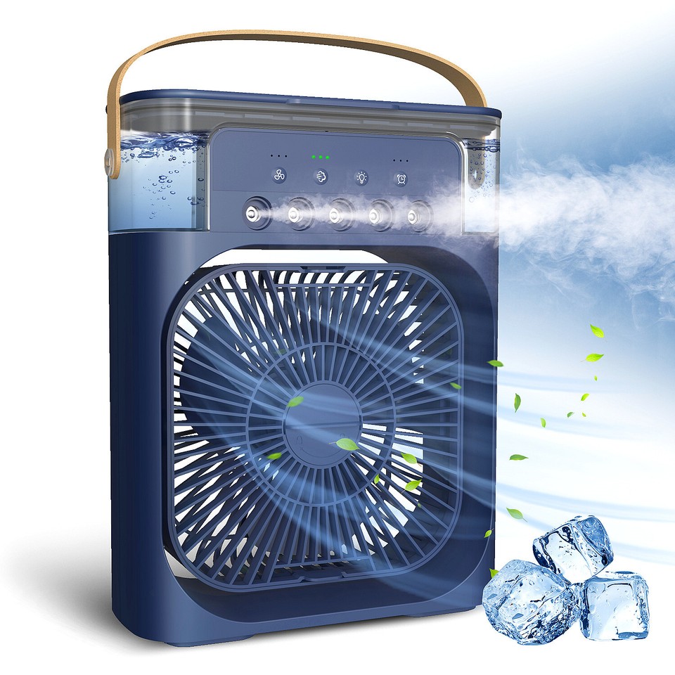 Portable air conditioner table mini personal space air cooler fan | eBay