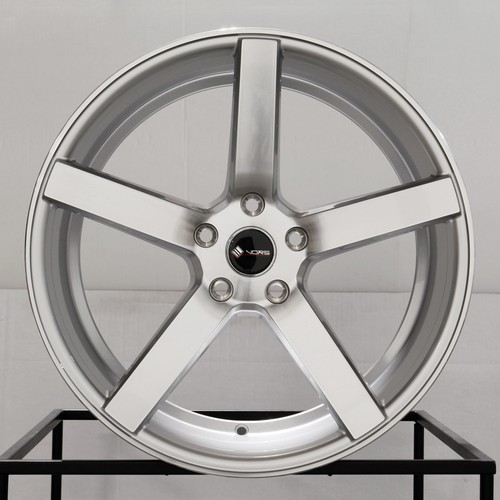 1-New 19" Vors TR5 Wheel 19x8.5 5x114.3 35 Silver Rim 73.1 | eBay