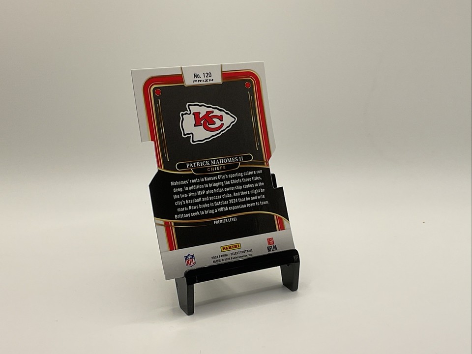 2024 Panini Select - Premier Level Patrick Mahomes II #120 Silver Prizm ...