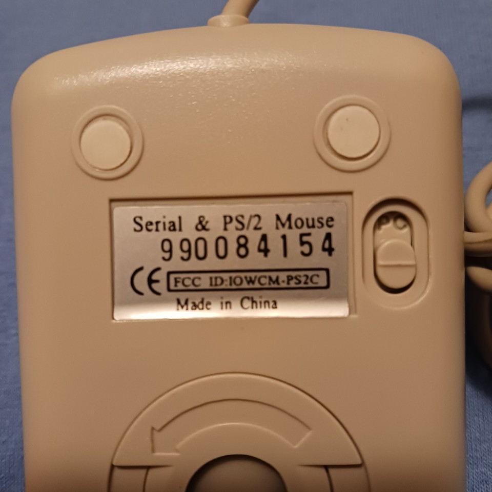 BELKIN VINTAGE 3 BUTTON BALL MOUSE - Rare Pre-Model ID F8E201, Retro ...