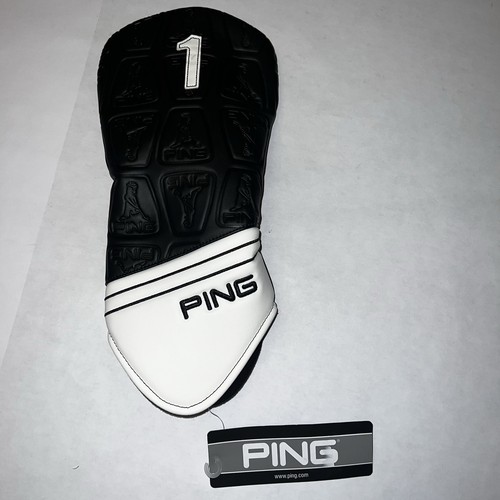PING Core Driver Headcover RETRO White and Black Ping golf driver cover ...