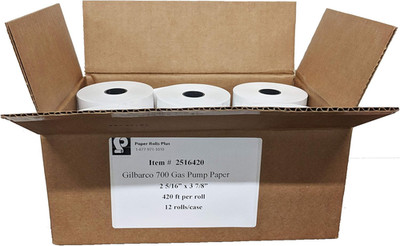 Gilbarco Crind 700 Pump Paper - 2 5/16" X 420' Thermal (12 Rolls) | eBay