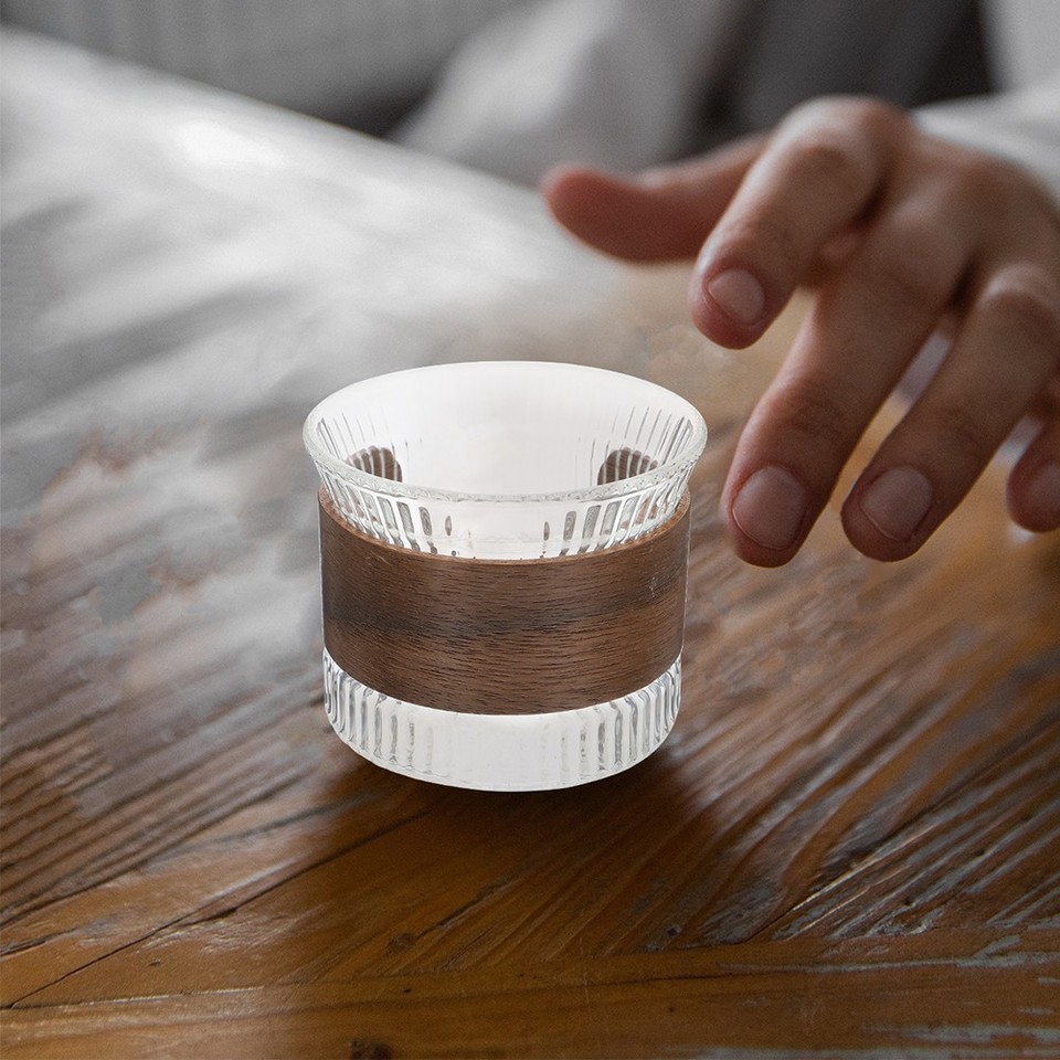 Glass Tea Cup Mug for Office Coffee with Handle Drinking Glasses | eBay ...