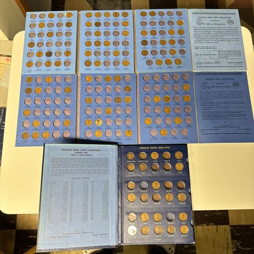 Whitman Coin Folders (3 Partials) Lincoln Head Cent 1909-1940 Rare ...