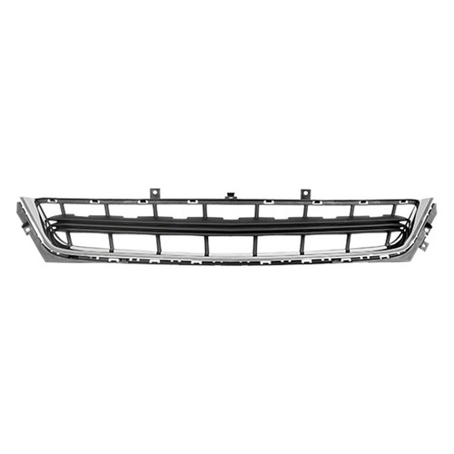 Replacement Black Chrome TPO Plastic Front Bumper Cover Grille | eBay