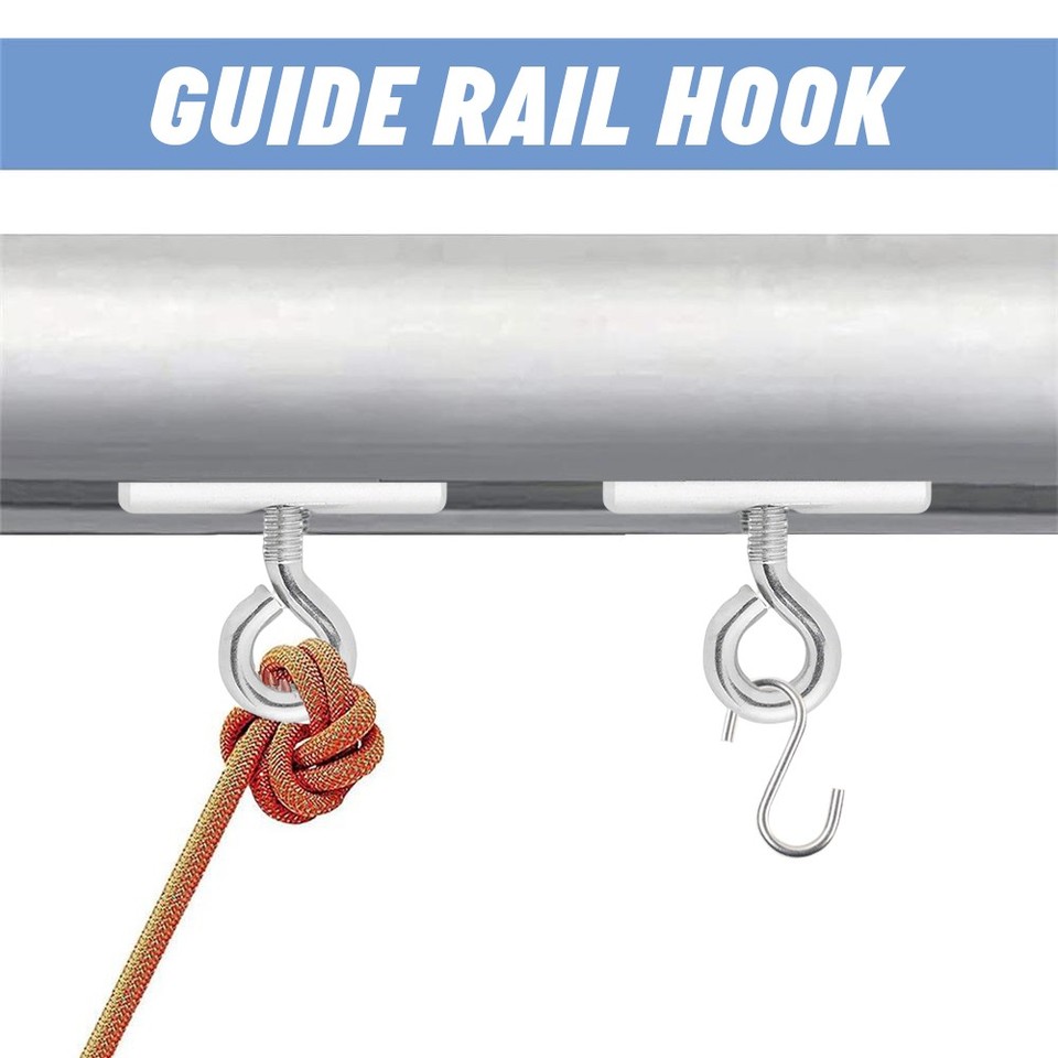 Awning Rail Stoppers, 8mm Awning Stoppers End Stoppers Blocking Kit ...