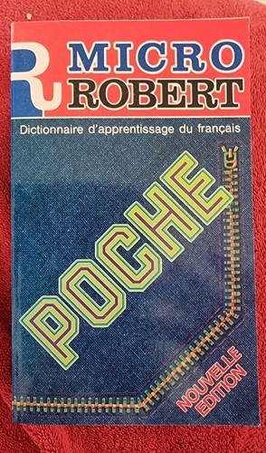 DICTIONNAIRE D'APPRENTISSAGE du Français. LE MICRO ROBERT. Très Bon ...