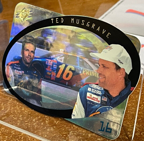 TED MUSGRAVE HOLOGRAM NASCAR RACING 1996 UPPER DECK SPx CARD #16 | eBay