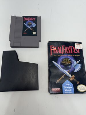 Final Fantasy Nintendo NES Complete in box Cleaned Authentic Game | eBay