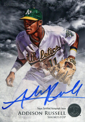 Addison Russell Autographed 2013 Bowman Inception Card | eBay