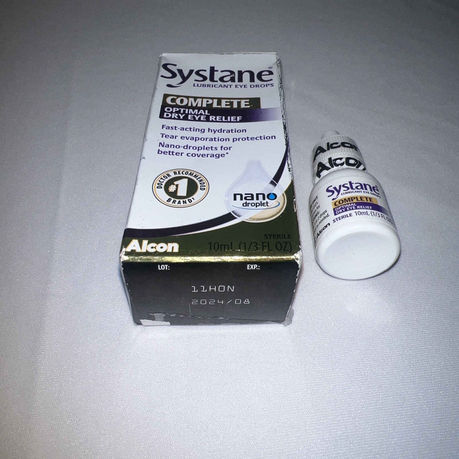 SYSTANE COMPLETE Alcon Lubricant Dry Eye Relief 10 mL Bottle ...