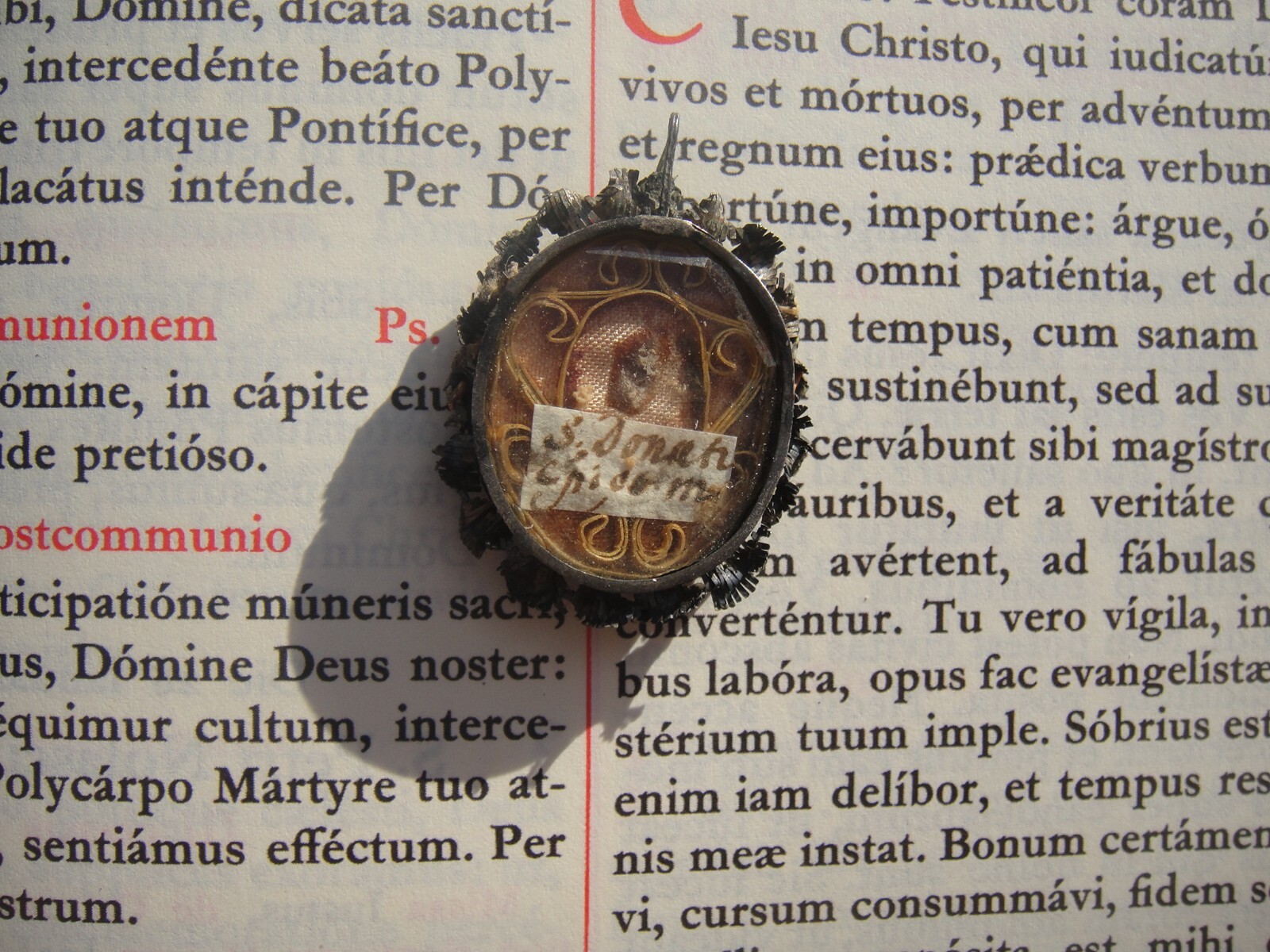 Christian silver reliquary 1600s 1st class relic St. Donatus of Arezzo ...