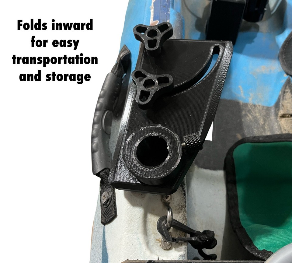 Folding Kayak Transducer Arm Mount - Livescope & 2D Sonar- Tournament ...