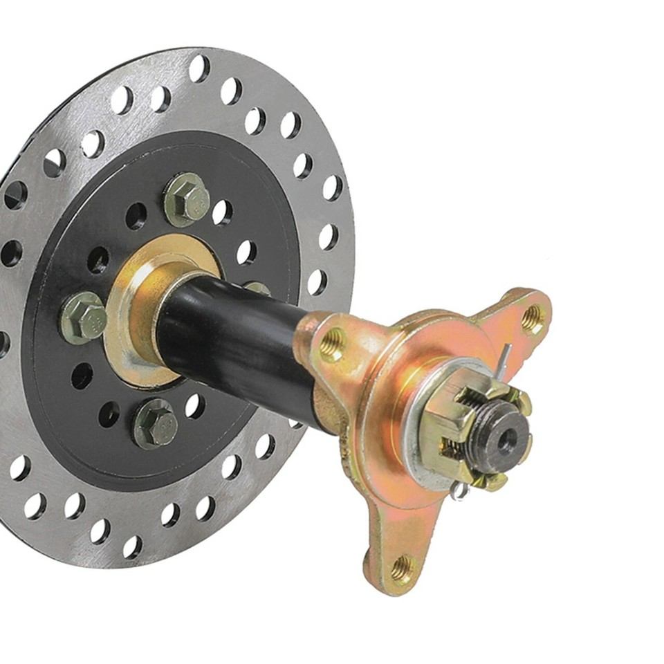 34" Rear End Differential Axle Kit Drive Shaft Wheel Hub Go Kart Trike ...