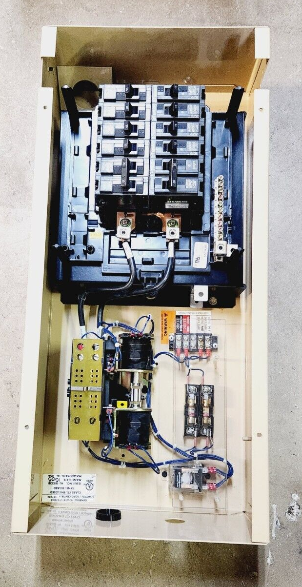 GENERAC GUARDIAN 100 AMP TRANSFER SWITCH & LOAD CENTER OE 7969 OPEN BOX ...
