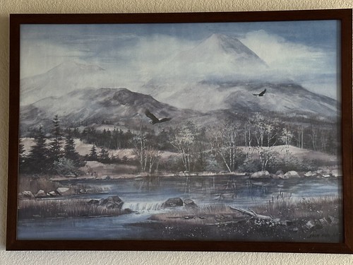 America the Beautiful Painting by Frederick Leach - Excellent | eBay