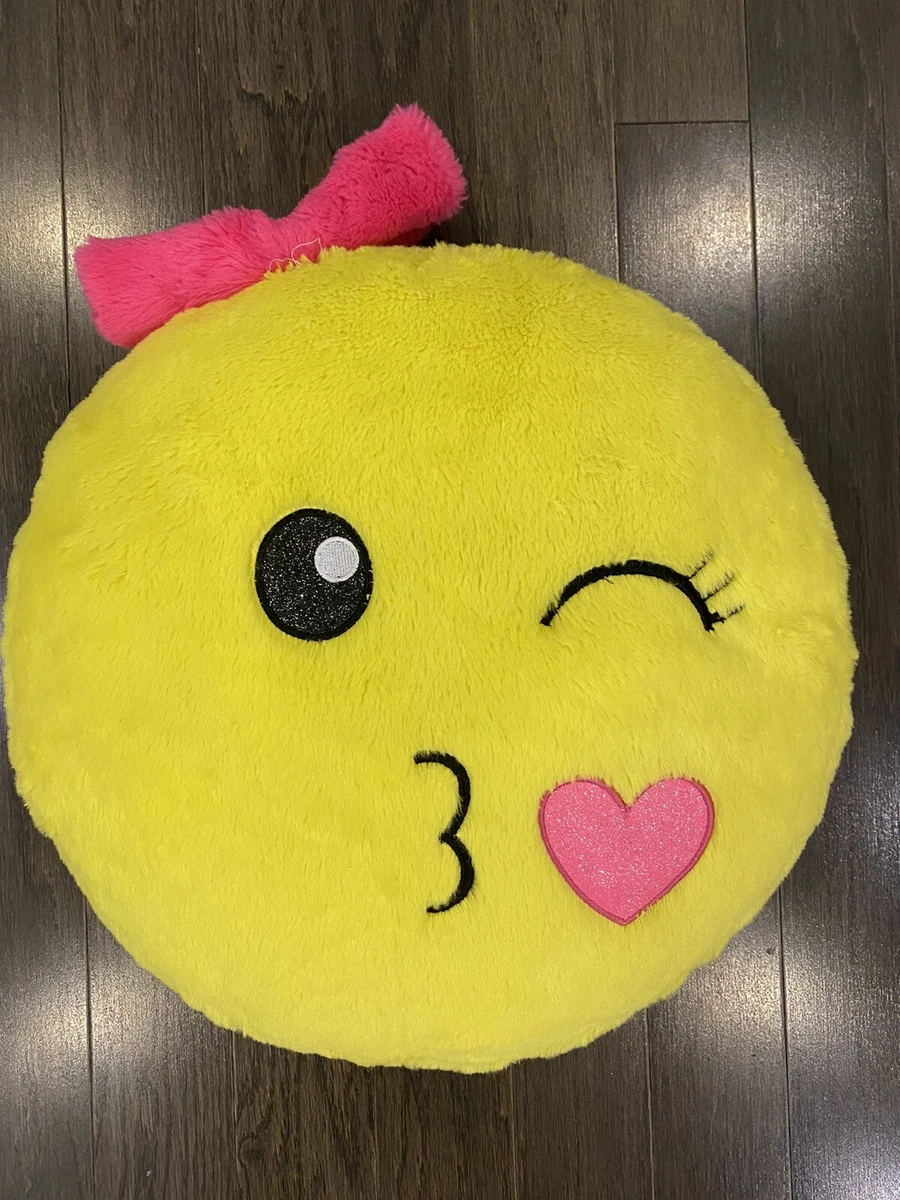 Emoji Kissy Face Pillows