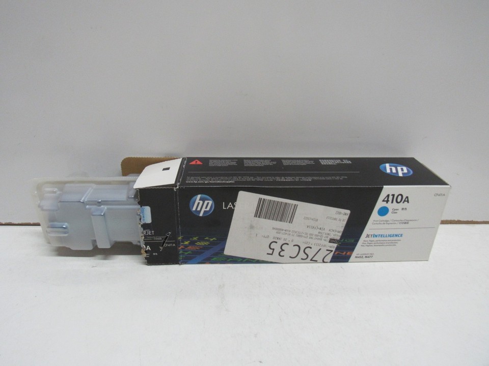 GENUINE HP CF411A (410A) CYAN TONER CARTRIDGE | eBay
