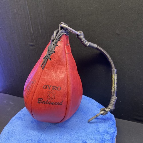 Vintage Everlast #4214 Gyro Balanced Genuine Leather Speed Punching Bag ...