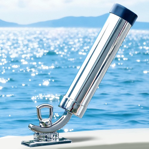 smartmarine 316 Stainless Steel Boat Fishing Rod Holder 360 Degree ...