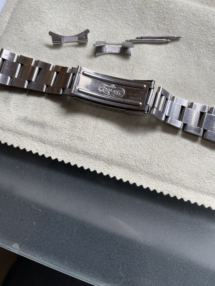 Complete Rolex Oyster S/S Bracelet 20mm 93150 Clasp Deployment W/501 ...