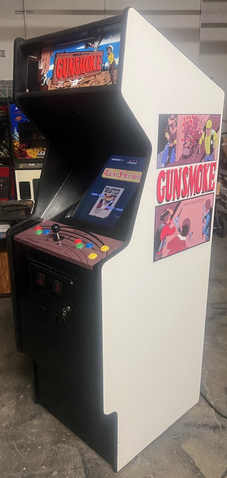 GUN SMOKE ARCADE MACHINE by CAPCOM 1985 (Excellent Condition) | eBay