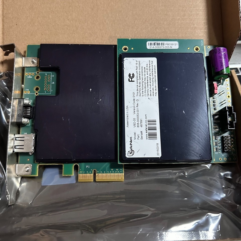 SafeNet High-End Intelligent PCI-E Adapter Card VBD-05 Code:0101 | eBay