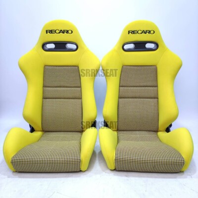 Authentic Recaro SR4 Yellow Wildcat Racing Seat | Faux Leather | Full ...