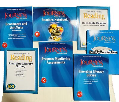 Houghton Mifflin Journeys Common Core K - K1 Books LOT 7 Qty New ⭐️ | eBay