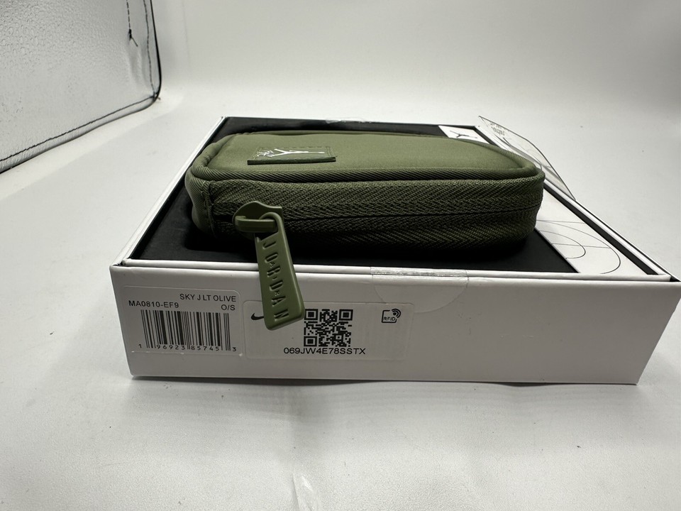 Nike JORDAN Wallet 2024! BLACK / OLIVE NEW IN BOX | eBay
