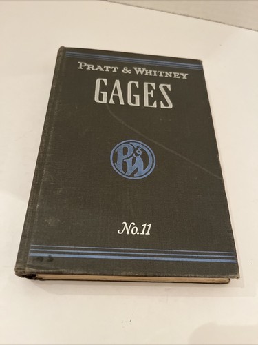 Vintage PRATT & WHITNEY Gages and Gaging Equipment 1947 No 11 | eBay
