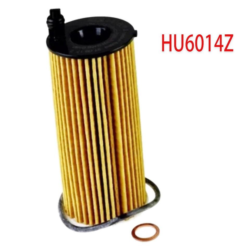 4Pack Engine Oil Filter HU6014 Z For BMW F22 F23 F30 F31 F34 F32 F33 ...