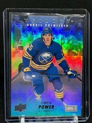 2022-23 Trilogy Hockey Rookie OWEN POWER Premiers Level 1 - #/999 ...