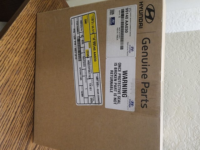 Hyundai 99140AA030 Rear Left Blind Spot Detection System Warning Sensor ...