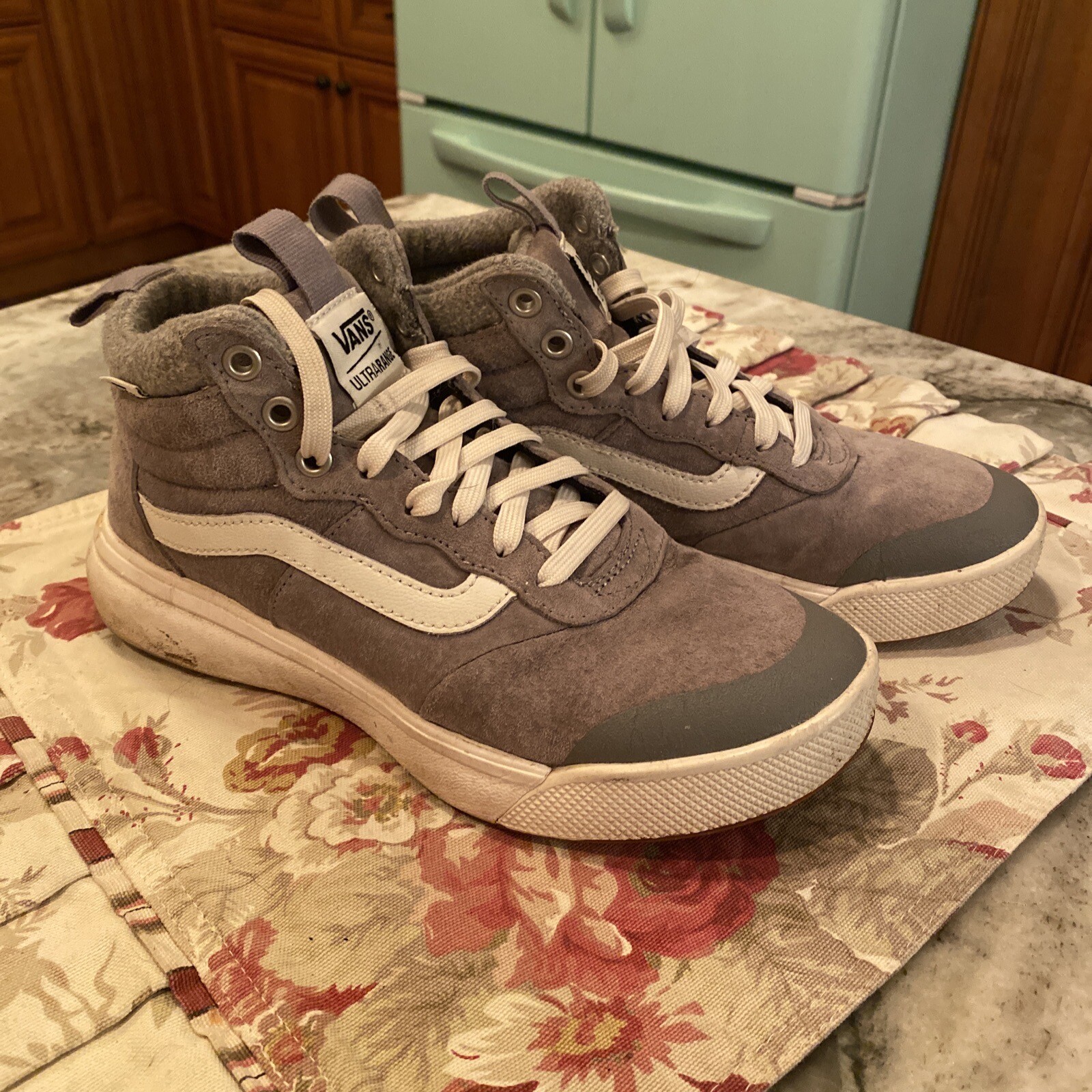 VANS ultra Range Gray Grey Ankle High Top Ultracush L… - Gem