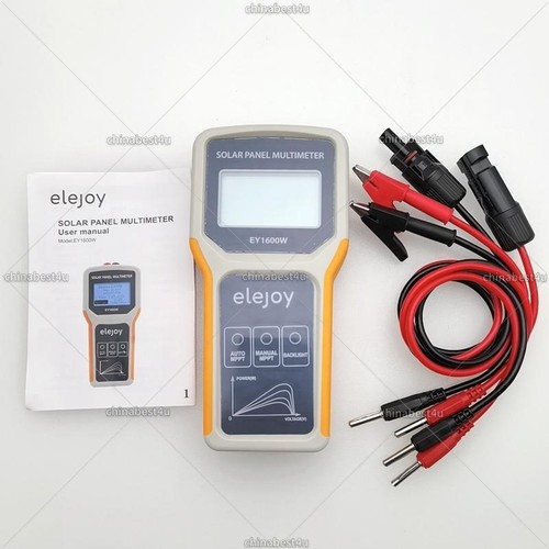 EY1600W LCD MPPT Solar Panel Multimeter PV Meter Smart Current Voltage ...